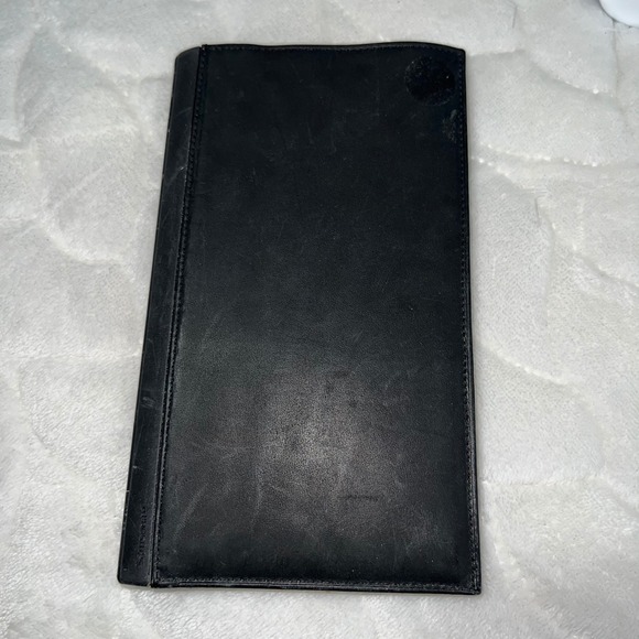 Samsonite | Bags | Vtg Samsonite Black Full Grain Leather Bifold 7x4 ...